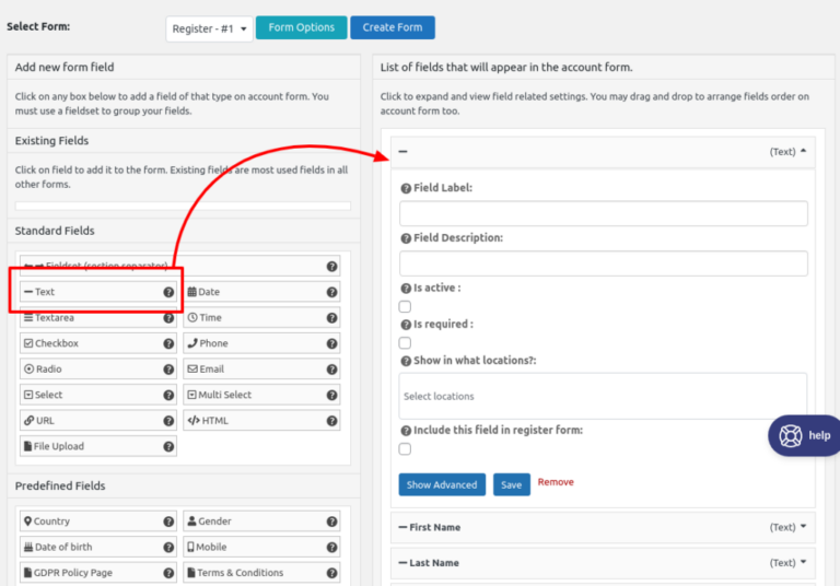 Working with the Form Builder - UsersWP Documentation