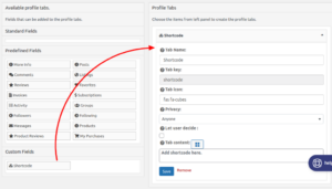 How to Add a Custom Tab to Profiles? - UsersWP Documentation